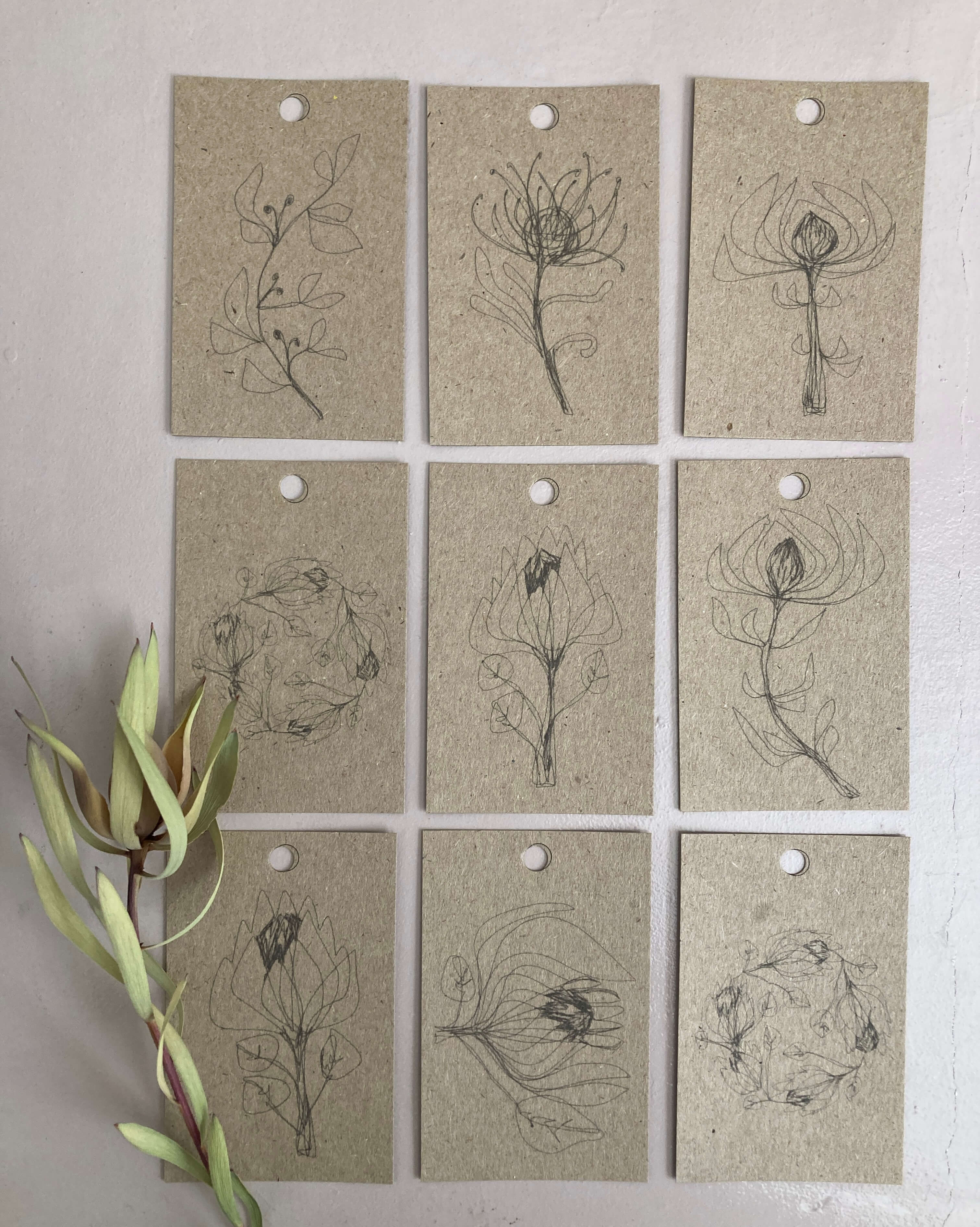Printed Gift Tags | Fynbos Collection – threads that bind us